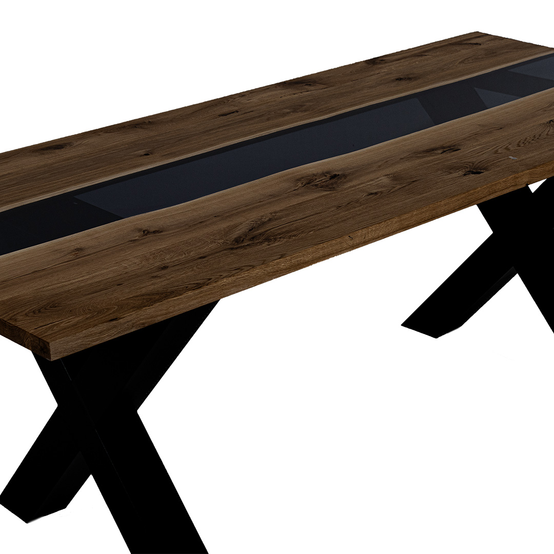 Transparante epoxy tafel - Cralini